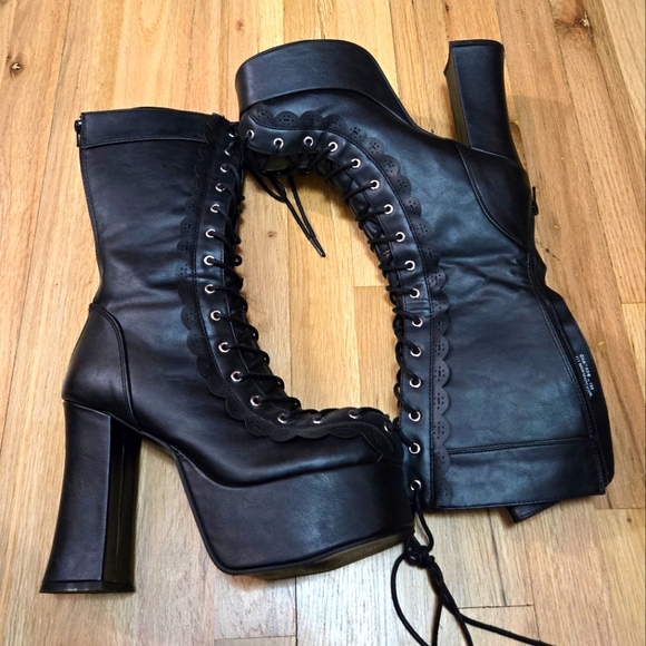 Demonia | Shoes | Demonic Platform Boots | Poshmark
